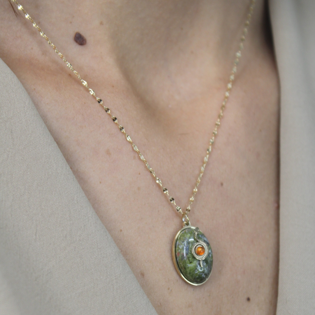 Collier Tessa serpent – Maison De Reviere